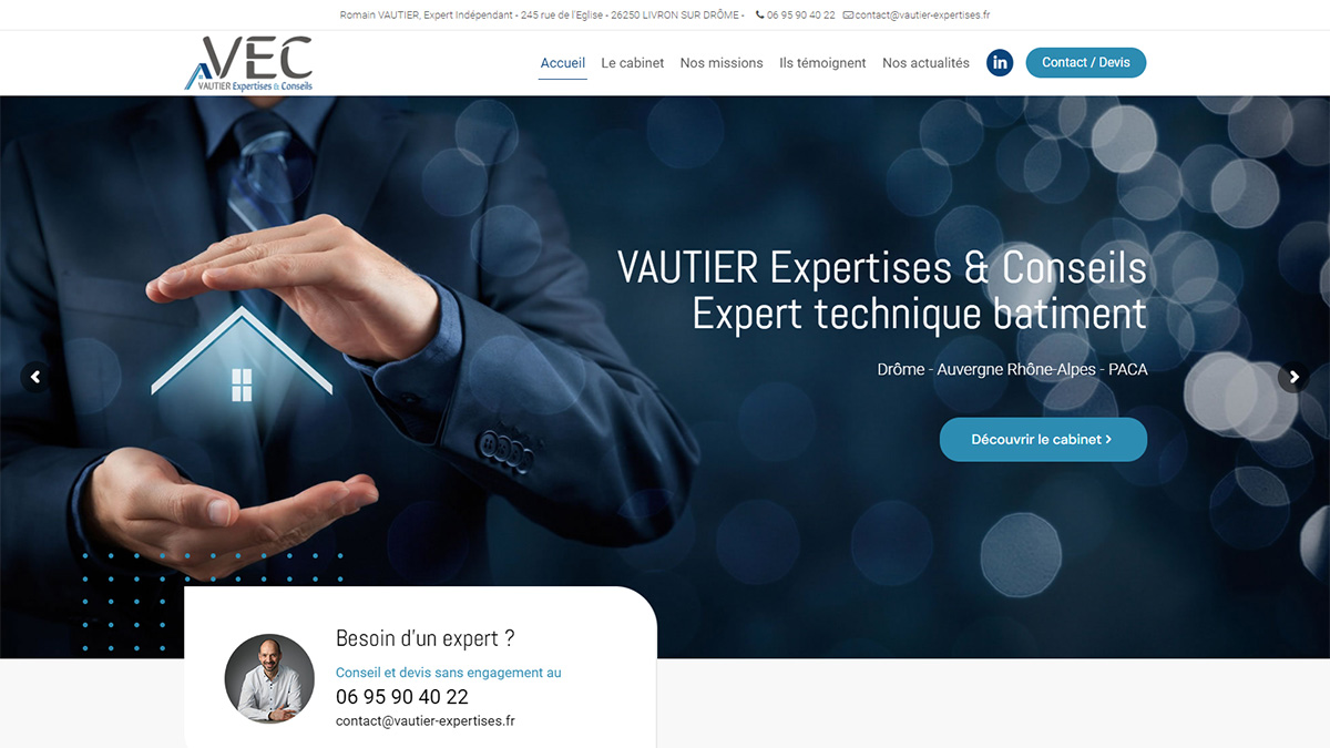 Expert du batiment indépendant | VAUTIER EXPERTISES